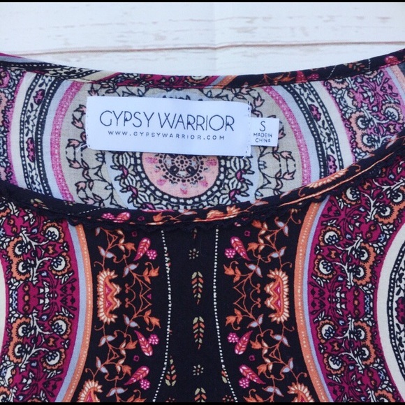 Gypsy Warrior | Tops | Gypsy Warrior Boho Fringe Mandala Crop | Poshmark